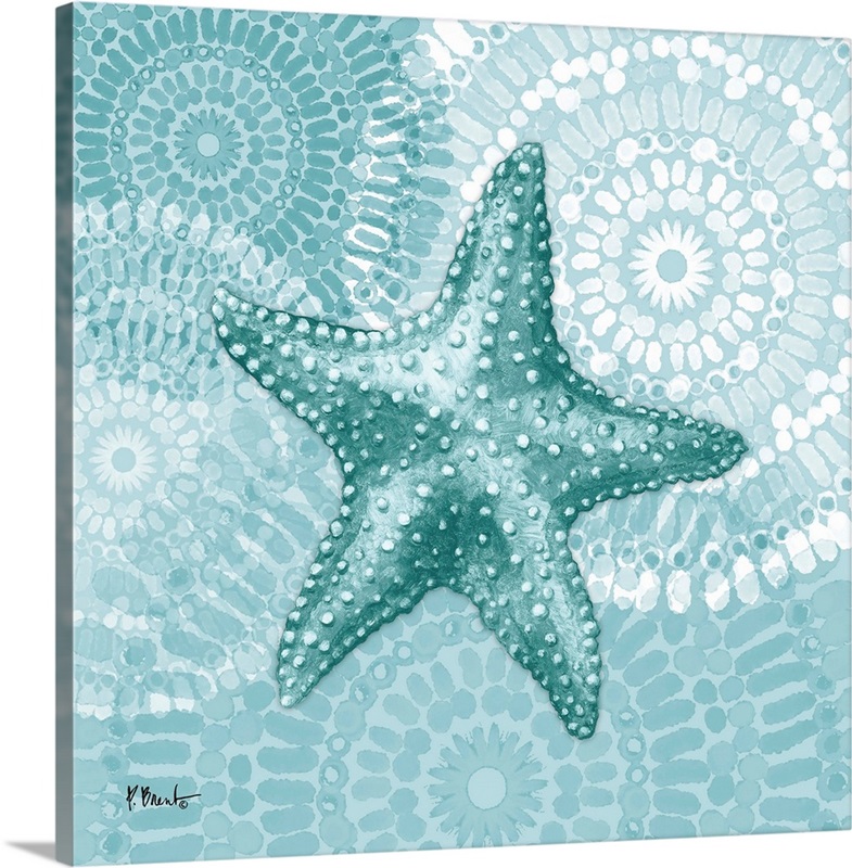 Mandala Sealife I | Great Big Canvas