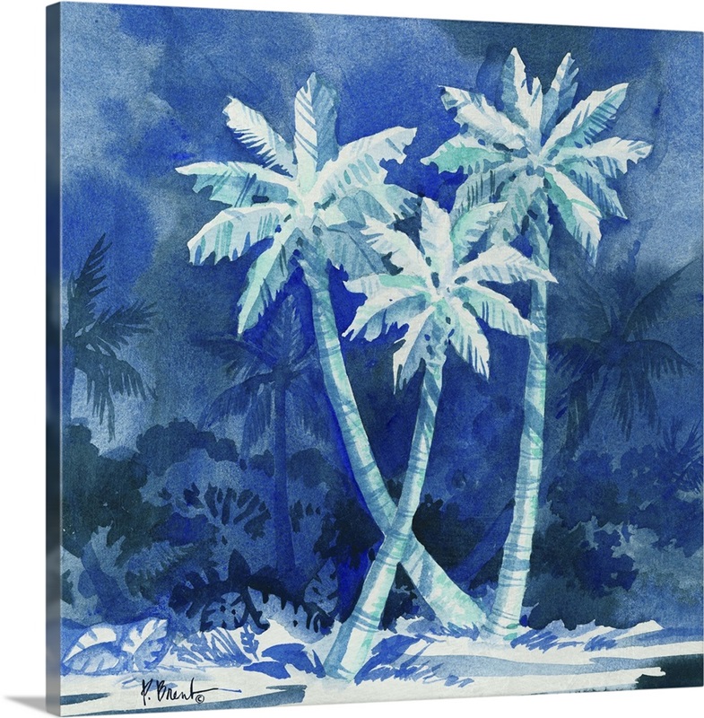 Midnight Palms II | Great Big Canvas