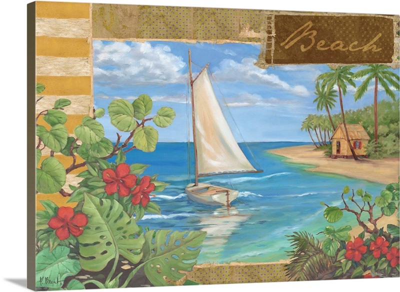 Plantation Key Collage I | Great Big Canvas