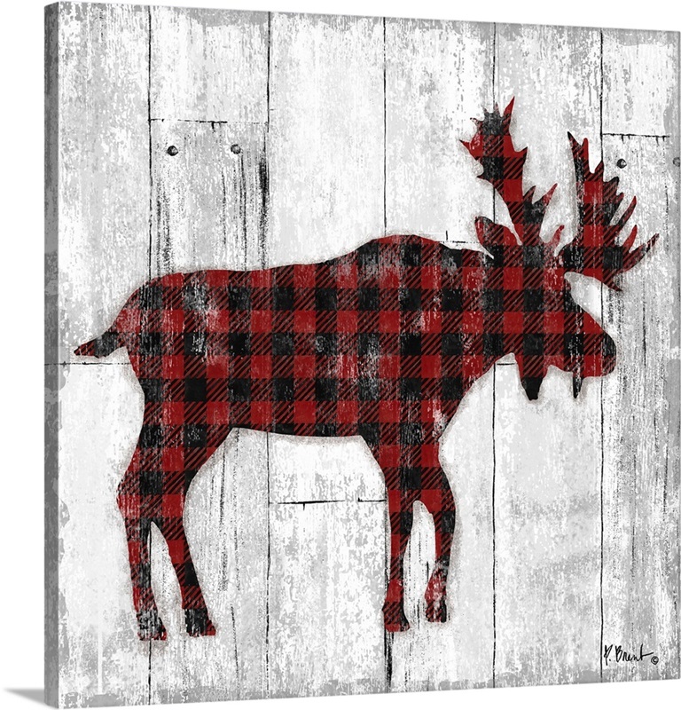 Wildwood Lodge III - Buffalo Check | Great Big Canvas