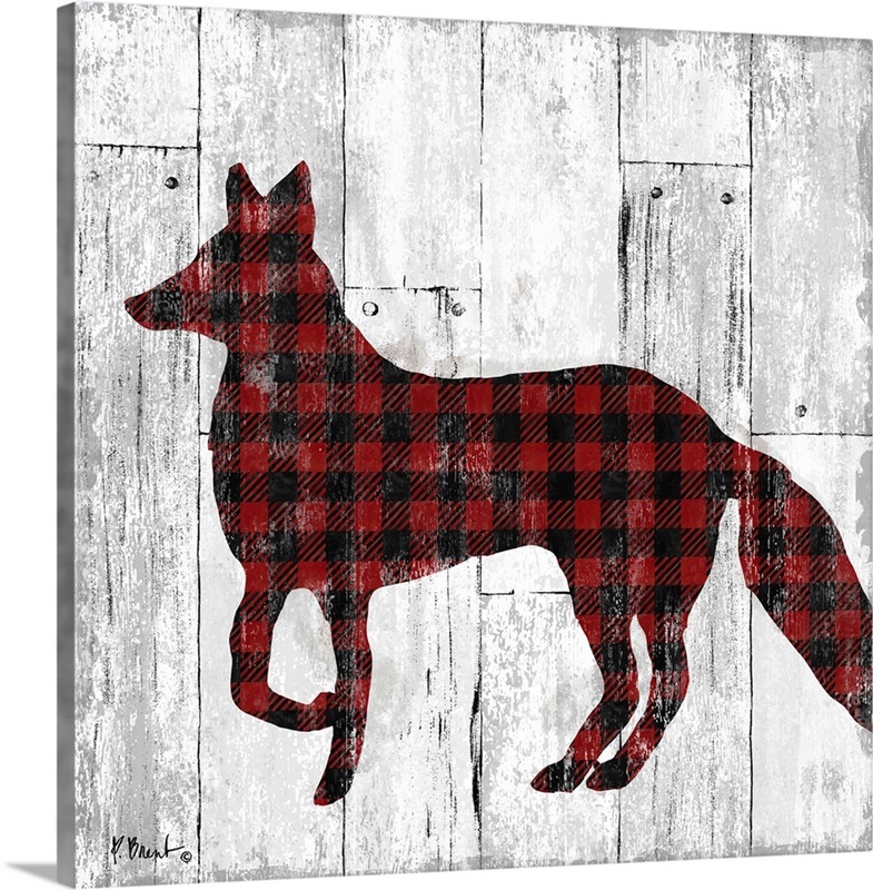 Wildwood Lodge IV - Buffalo Check Wall Art, Canvas Prints, Framed ...