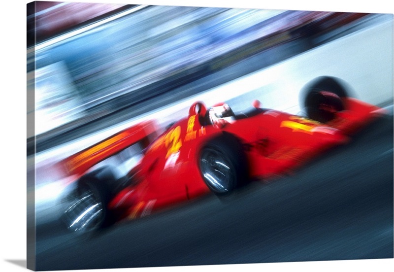 Blurred auto racing action | Great Big Canvas