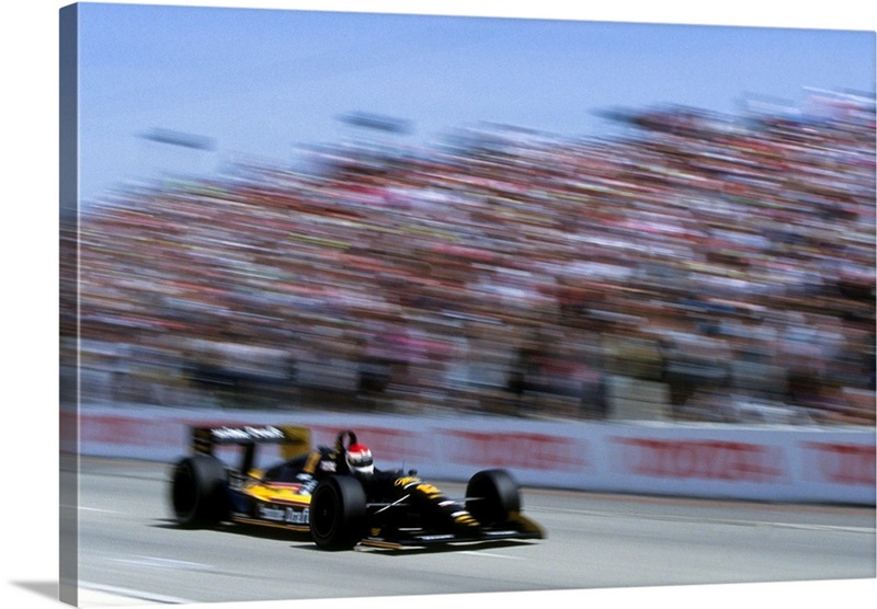 Blurred auto racing action | Great Big Canvas