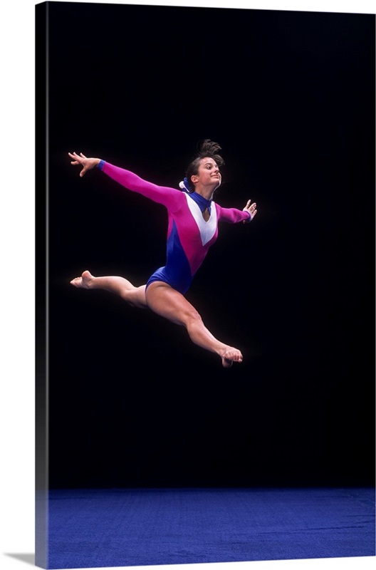 Female gymnast on the floor exercise | Great Big Canvas