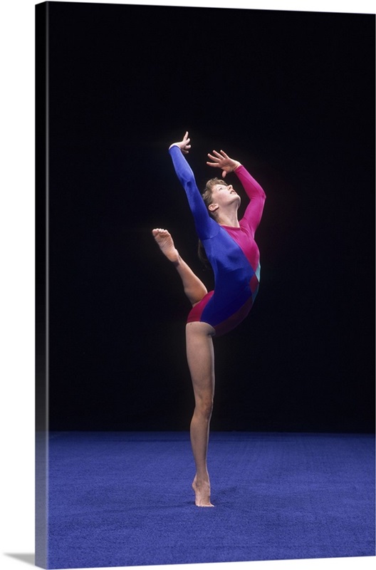 Female gymnast on the floor exercise | Great Big Canvas