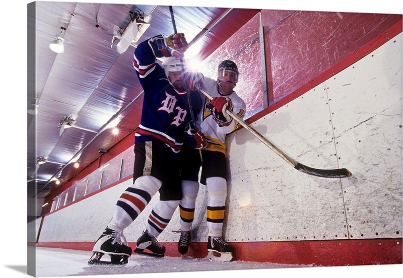 Ice hockey players checking | Great Big Canvas