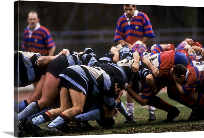 Rugby match action | Great Big Canvas