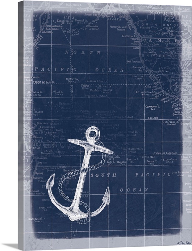 Anchor Map | Great Big Canvas