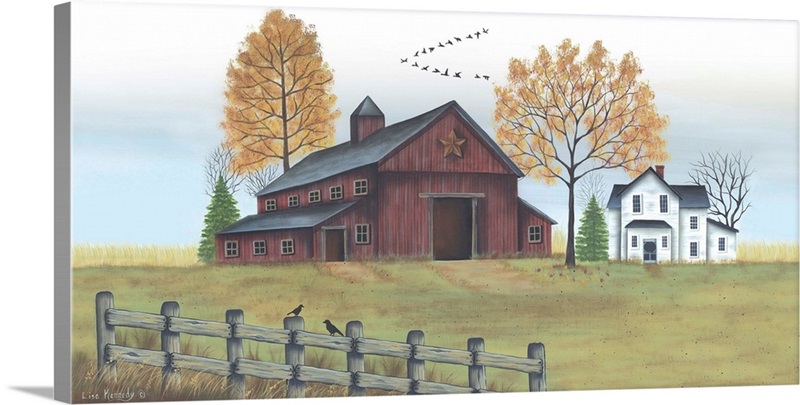 Autumn Farmstead | Great Big Canvas