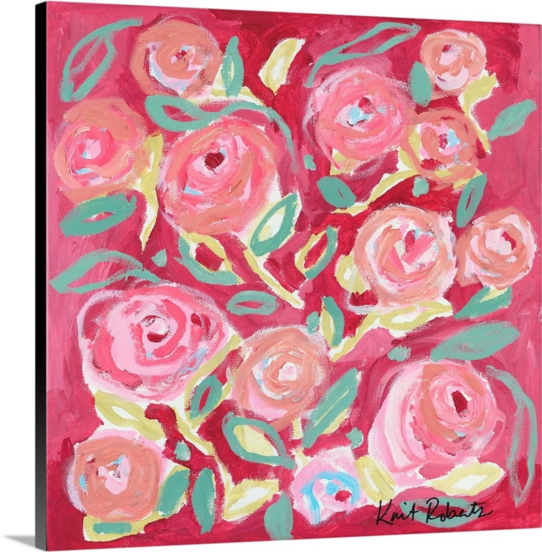 Blooming in Rose Wall Art, Canvas Prints, Framed Prints, Wall Peels ...