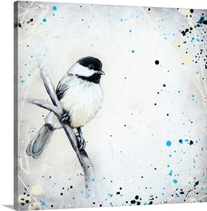 Chickadee Wall Art, Canvas Prints, Framed Prints, Wall Peels | Great ...