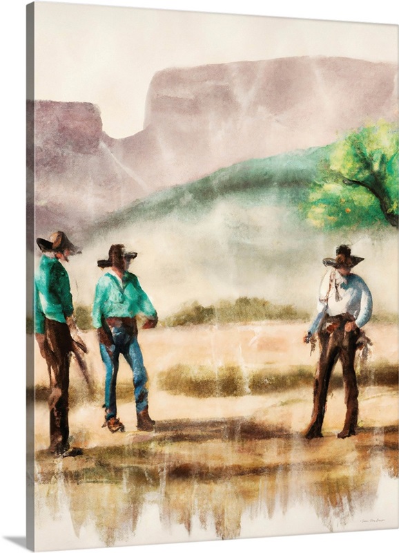 Cowboy Friends II | Great Big Canvas