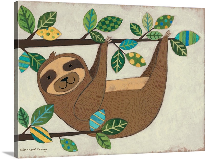 Hanging Sloth | Great Big Canvas