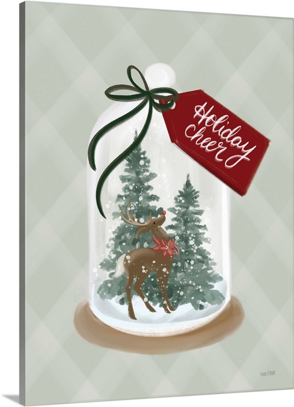 Holiday Cheer Snow Globe Wall Art, Canvas Prints, Framed Prints, Wall ...