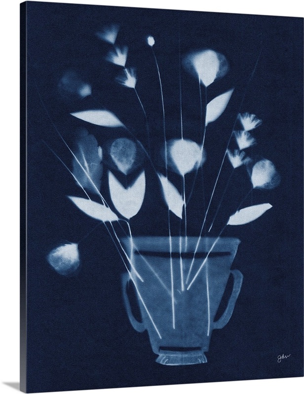 Indigo Vase | Great Big Canvas