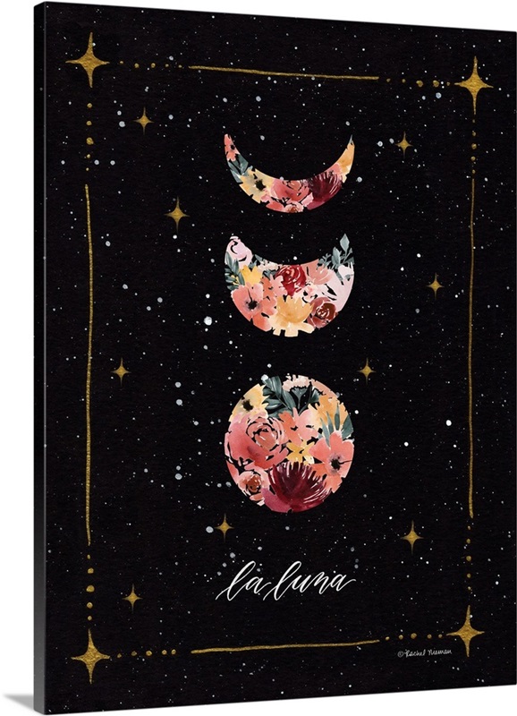 La Luna Moon Phases Wall Art, Canvas Prints, Framed Prints, Wall Peels ...
