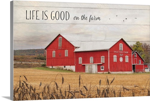 Life is Good on the Farm | Great Big Canvas