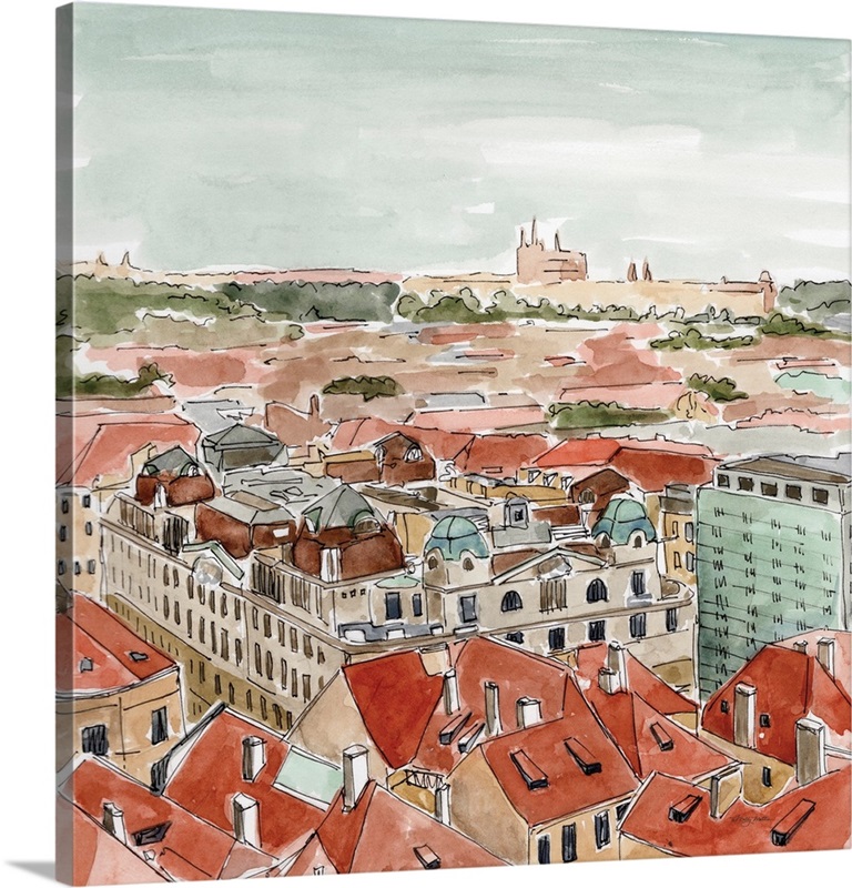 Prague Rooftops | Great Big Canvas