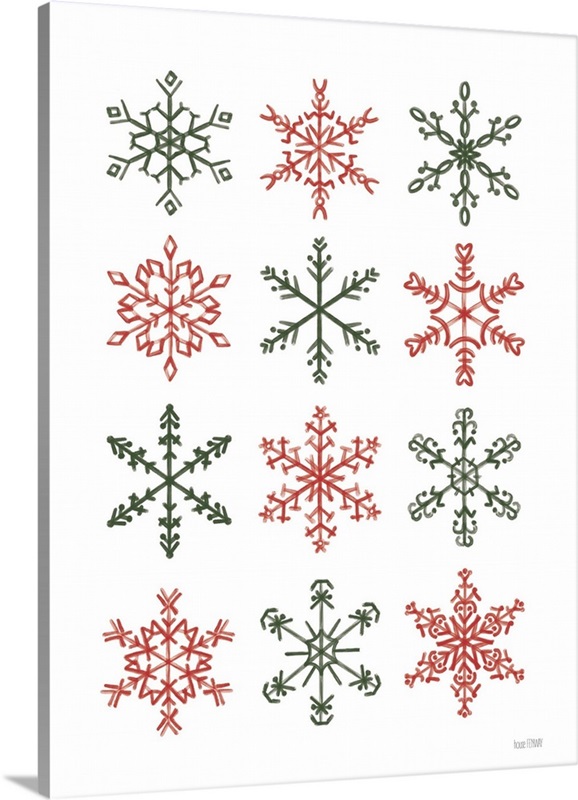 Snowflakes Wall Art, Canvas Prints, Framed Prints, Wall Peels | Great ...