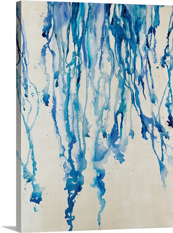 Blue Falling | Great Big Canvas