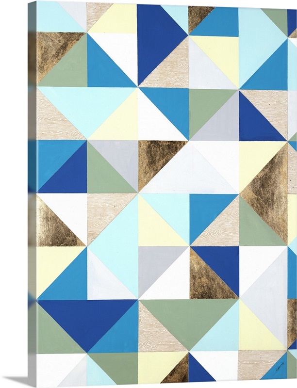 Geo Brick Road III | Great Big Canvas