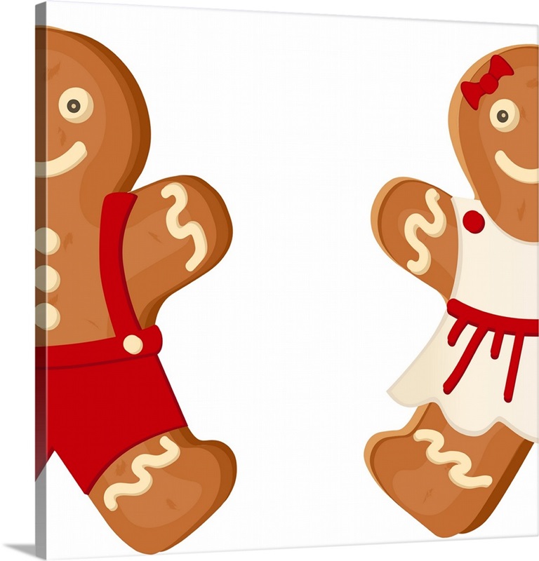 Gingerbread Couple | Great Big Canvas