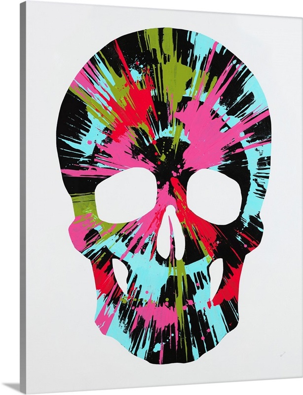 Skull Splatter | Great Big Canvas