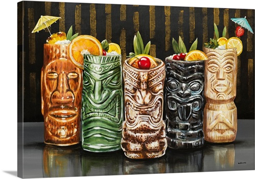 Tiki Time Wall Art, Canvas Prints, Framed Prints, Wall Peels | Great ...