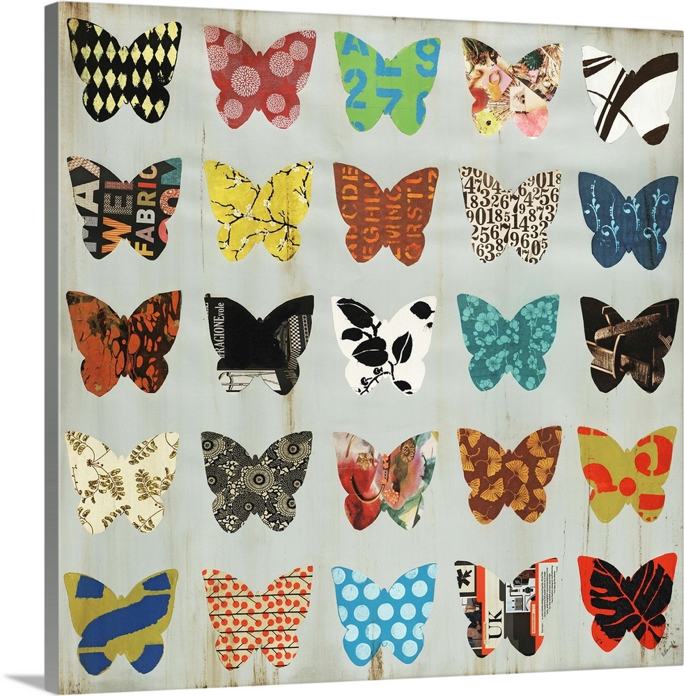 Wing Pattern Wall Art, Canvas Prints, Framed Prints, Wall Peels | Great ...