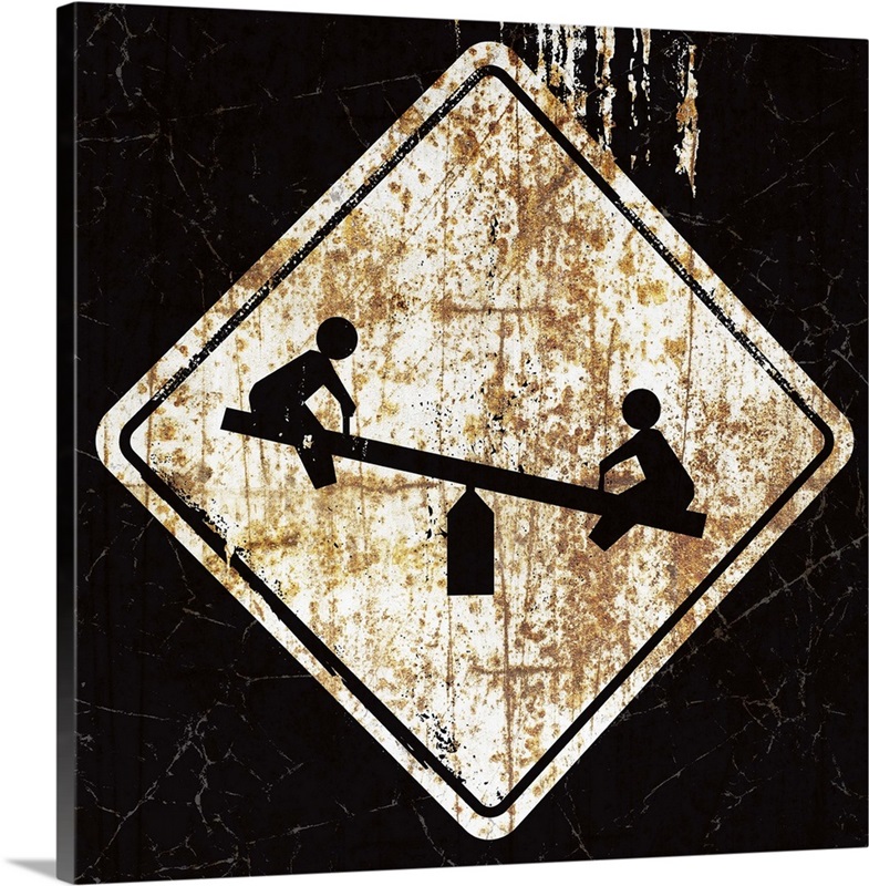 Kids Playing Sign | Great Big Canvas