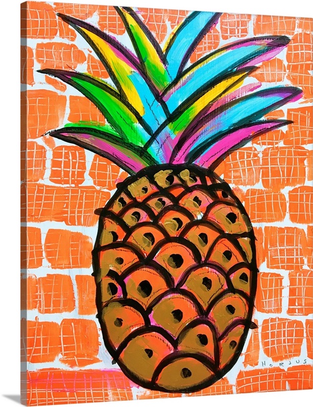 Pinapple - Rainbow Burst | Great Big Canvas