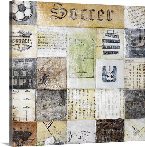 Soccer Collage | Great Big Canvas