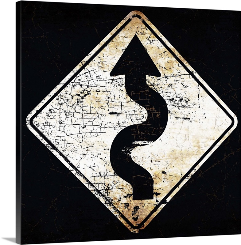 Windy Road Sign | Great Big Canvas