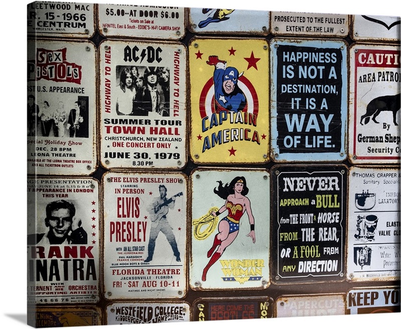 Antique Enamelled Signs, London | Great Big Canvas