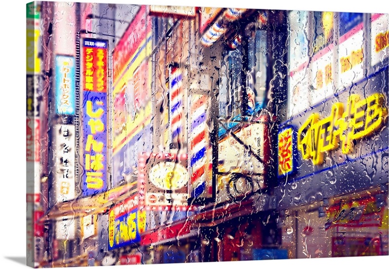 Behind The Window - Neon Lights | Great Big Canvas