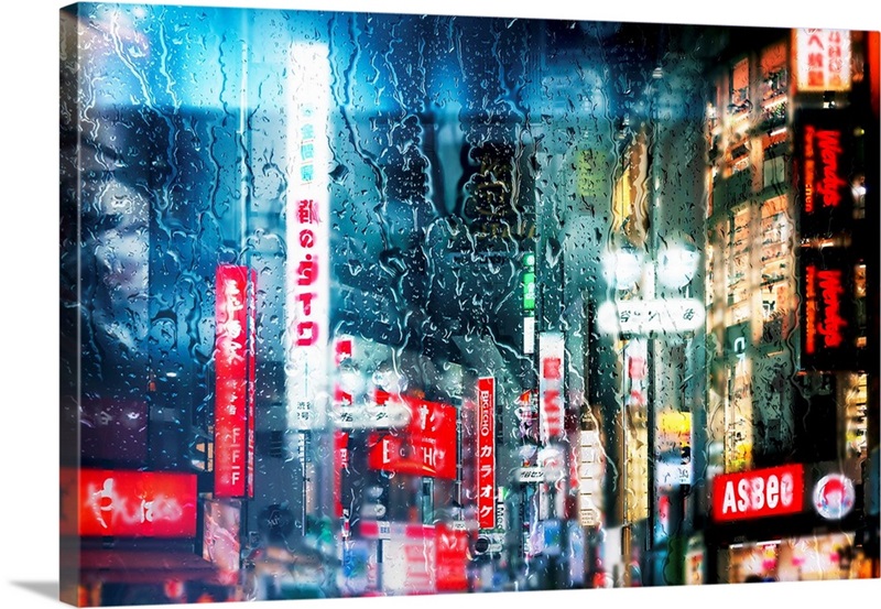 Behind The Window - Shibuya District | Great Big Canvas