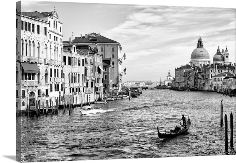 Black Venice - Grand Canal | Great Big Canvas