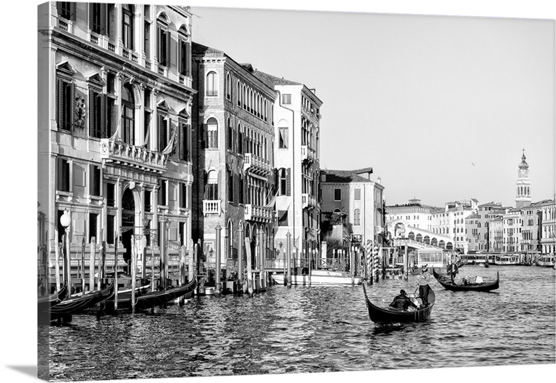 Black Venice - The Grand Canal IV | Great Big Canvas