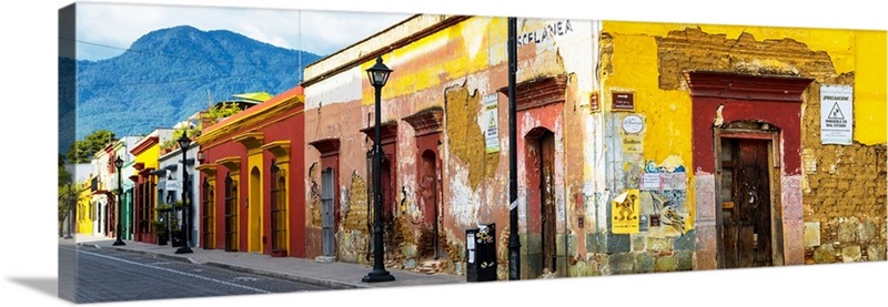 Colorful Street in Oaxaca IV | Great Big Canvas