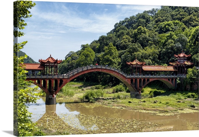 Leshan Giant Buddha Bridge | Great Big Canvas