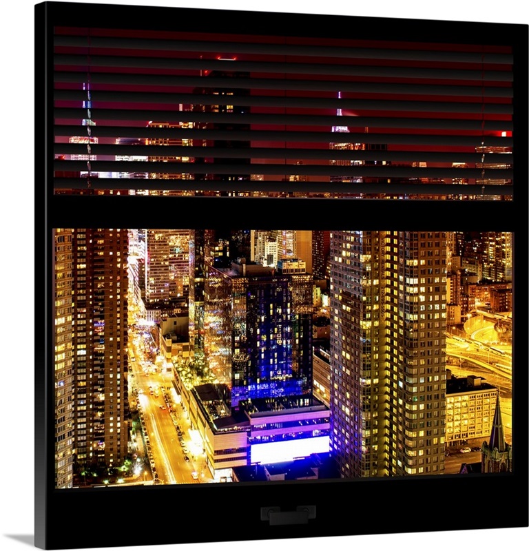 New York view from the window - City Light | Great Big Canvas