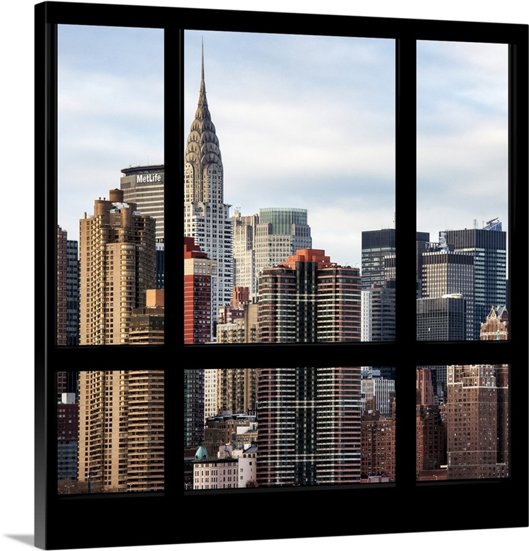 New York view from the window - Manhattan Architecture | Great Big Canvas
