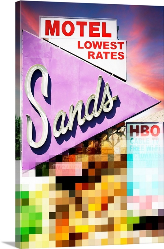 Pixelusa - Motel 80's | Great Big Canvas