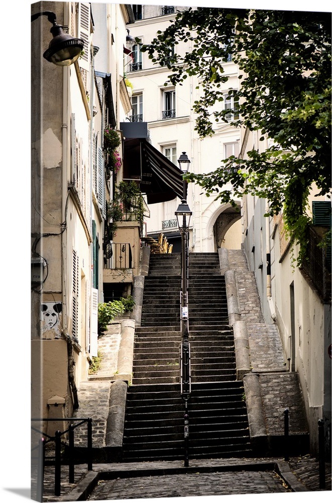 Steps to Montmartre - Paris Wall Art, Canvas Prints, Framed Prints ...