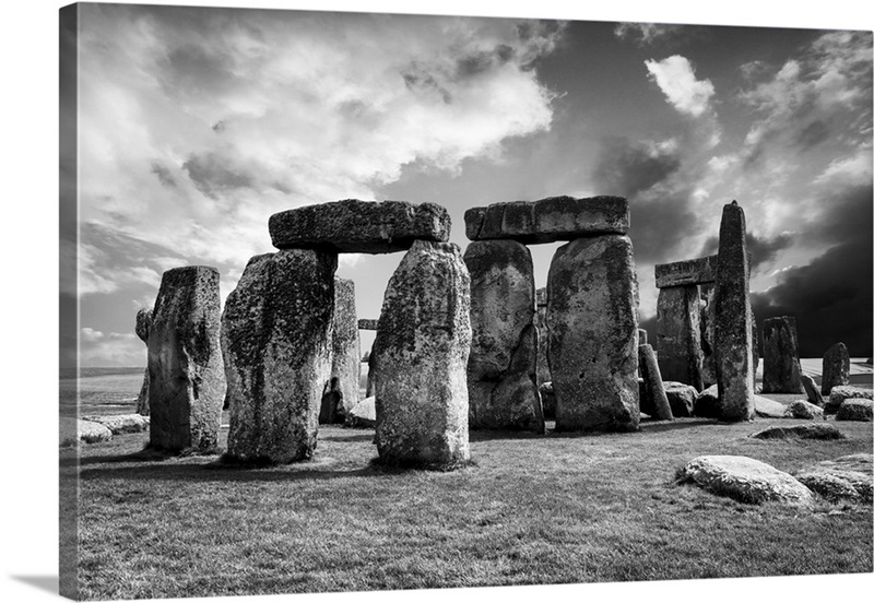 Stonehenge, Abstract of Stones, UK | Great Big Canvas