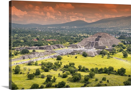 Teotihuacan Pyramids V | Great Big Canvas