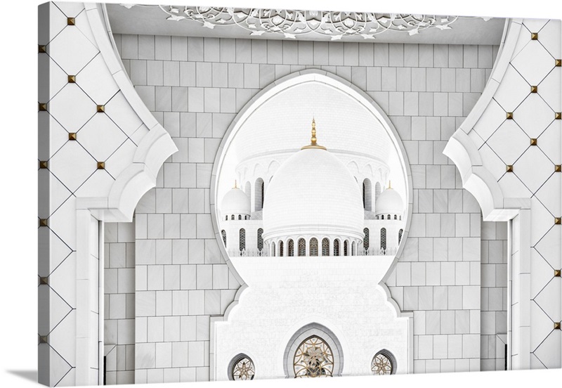 White Mosque - Arch Design | Great Big Canvas