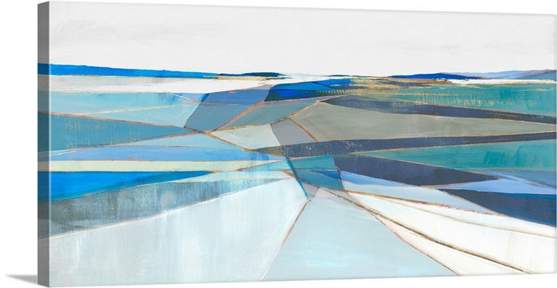 Blue Geo I | Great Big Canvas