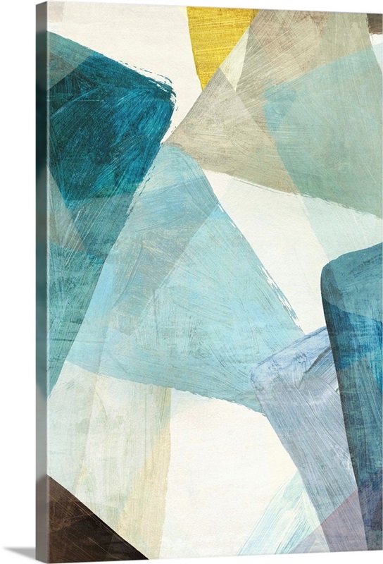 Blue Geometric I | Great Big Canvas