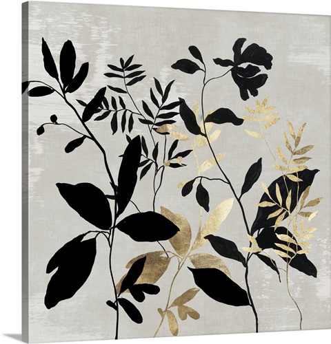 Botanical Gold II Wall Art, Canvas Prints, Framed Prints, Wall Peels ...